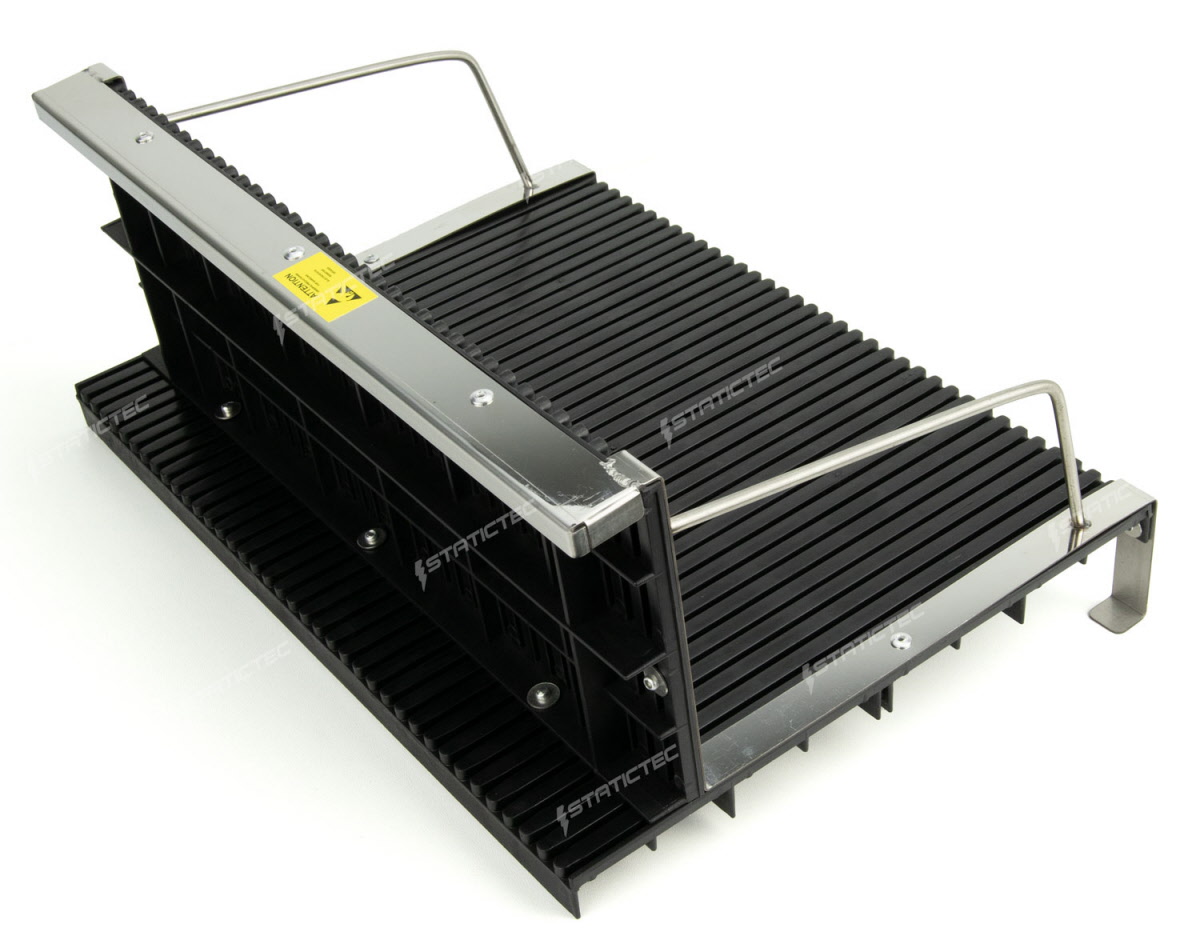 StaticTec Conductive PCB Tray, L-shape with metal handles